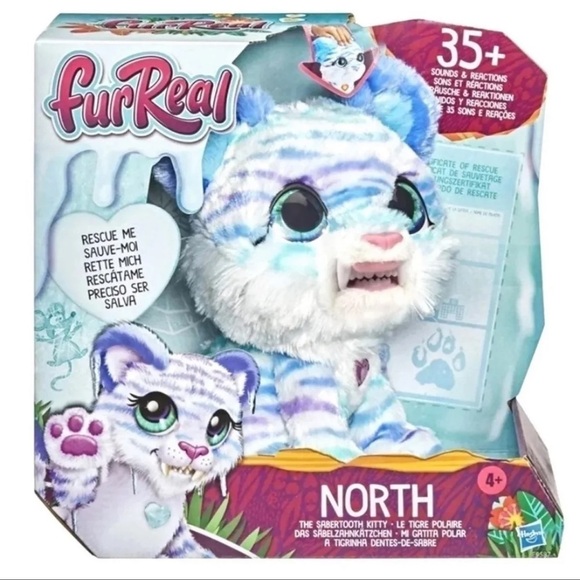 Hasbro | Toys | New Furreal North The Sabertooth Kitty Interactive Pet ...